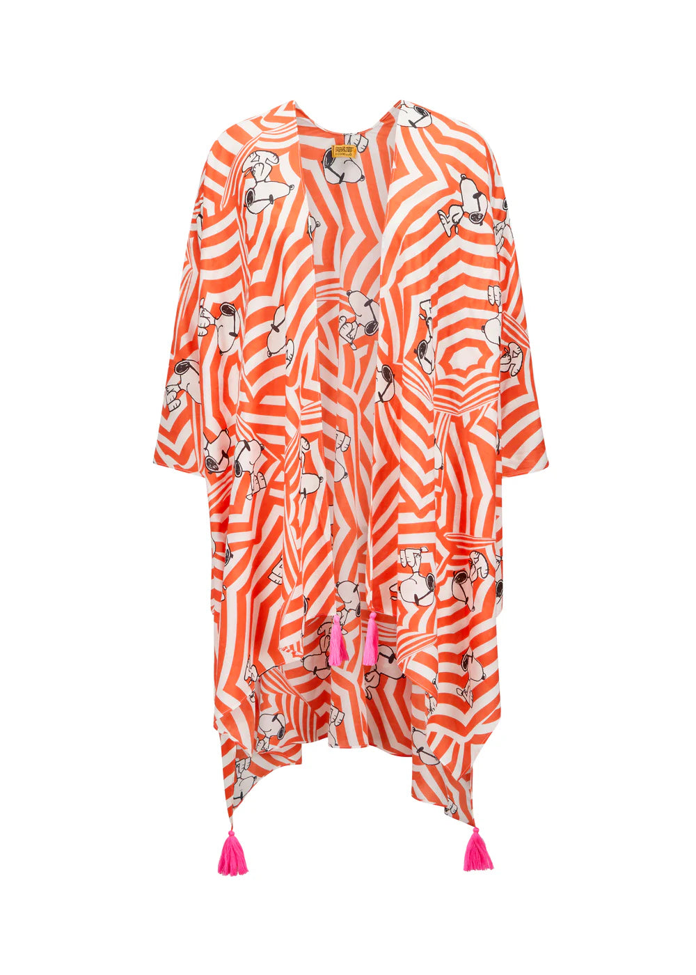 CODELLO Poncho Kimono Peanuts™ SNOOPY Farbe Rot/Orange – Karins ...